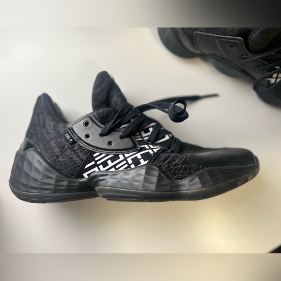 Shoes | Adidas James Harden Vol 4 16 Street Hassayampa Men Shoe Sz 9 Black | Poshmark